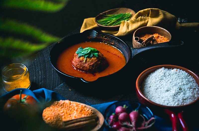 Kofteh Tabrizi: Persian Meatballs in Tomato Sauce