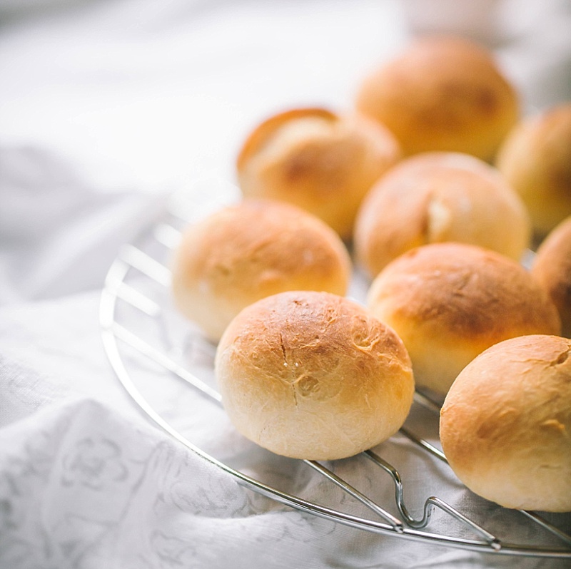 Easy Enriched Mini Bread Rolls - The Storied Recipe