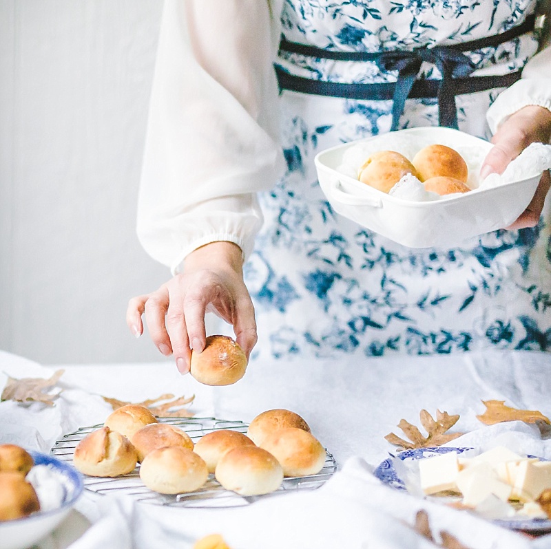 Easy Enriched Mini Bread Rolls - The Storied Recipe
