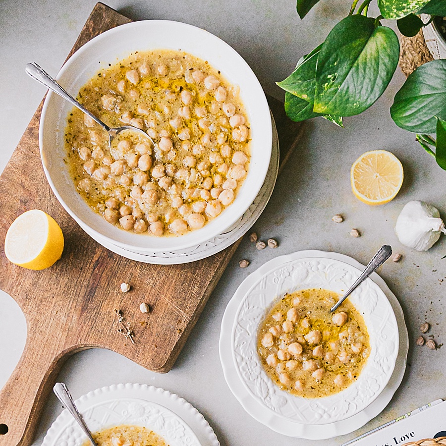 Simple Classic Greek Chickpea Soup (Revithia) - The Storied Recipe